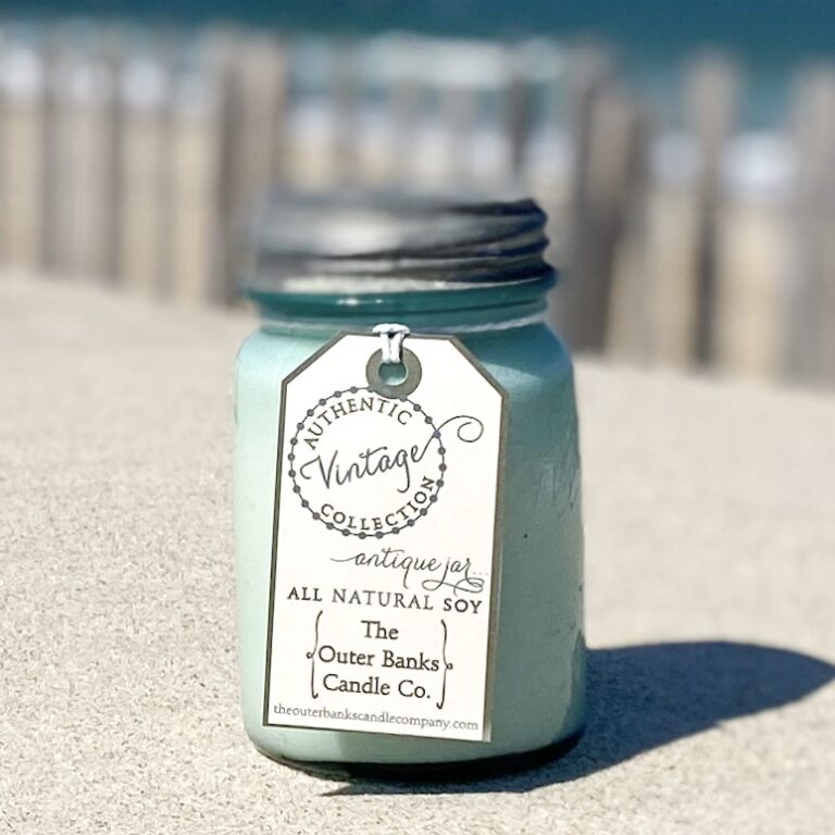 Antique & Vintage Glass Candles | The Outer Banks Candle Co.
