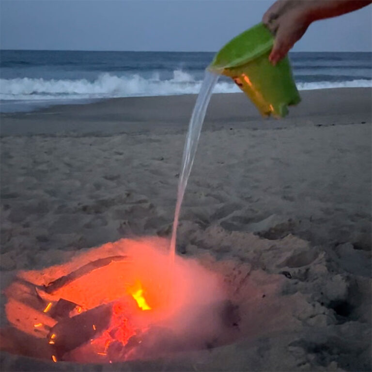 How to Build A Beach Bonfire | The Outer Banks Candle Co.